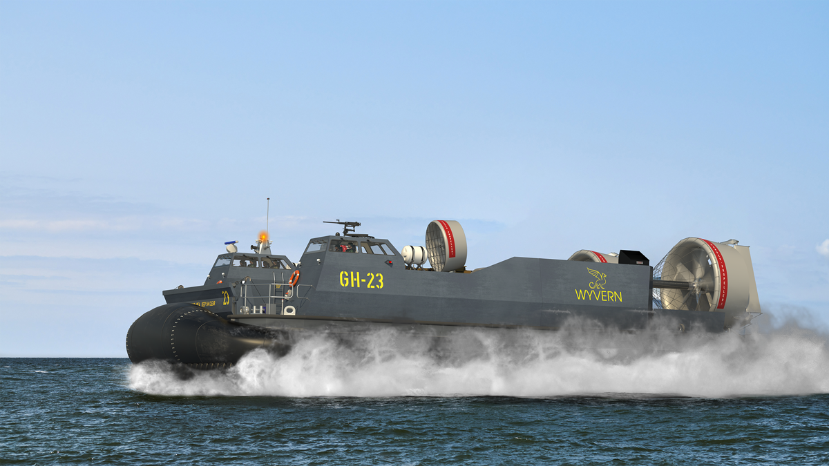 Griffon Hoverwork's Wyvern LCAC Receives Approval in Principle from Lloyd's Register